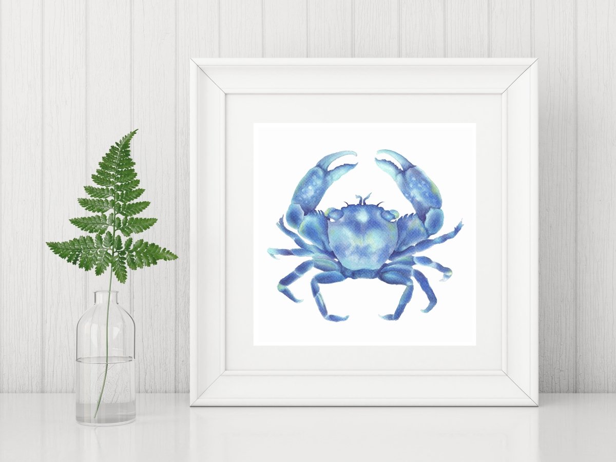 Blue Crab Art Print – Artista Style